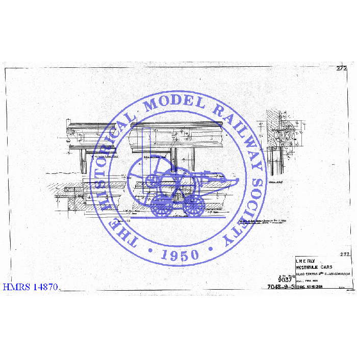 Vestibule Carriage Stock - Blind Covers