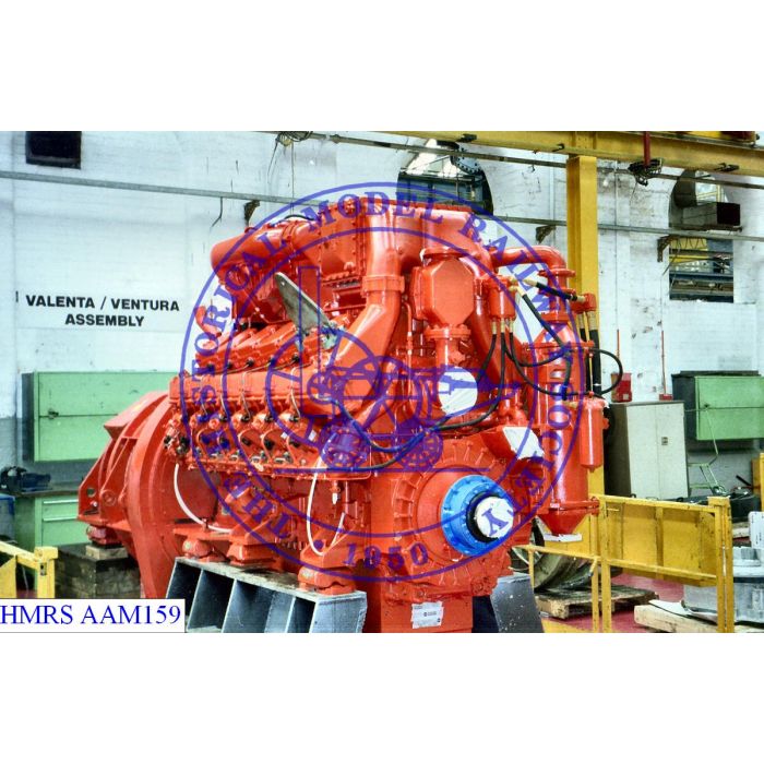 [AAM159] Class 43 HST complete Valenta engine. Painted red as belongs ...