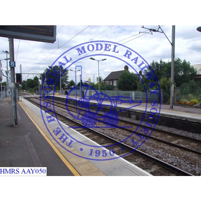 [AAY050] Brimsdown Station. Platform 1 northern quarter of. Shows ...