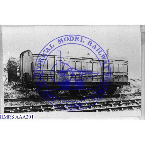 [AAA201] 32ft milk van LSWR 163 [LSWR], as built.