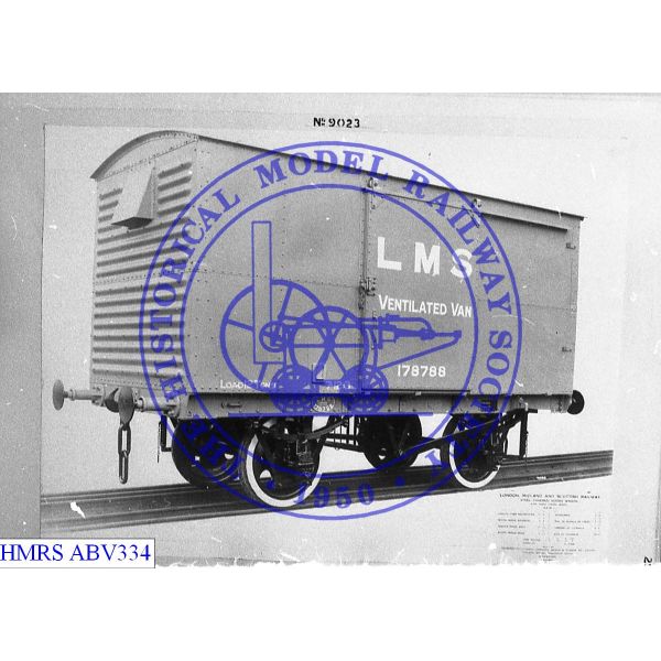 [ABV334] 12T ventilated van LMS 178788 [LMS][OP] plywood sides F3R ...
