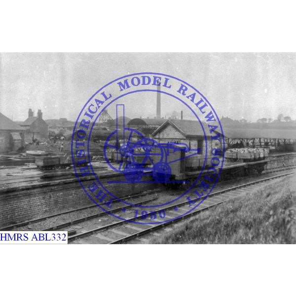 [ABL332] View of Cannock & Rugeley colliery loading ramp & loading tubs ...