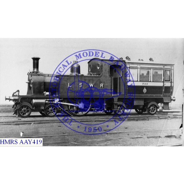 [AAY419] 4-2-4T LSWR F9 733 [LSWR] LHS Known as "The Bug" Built 1899 ...