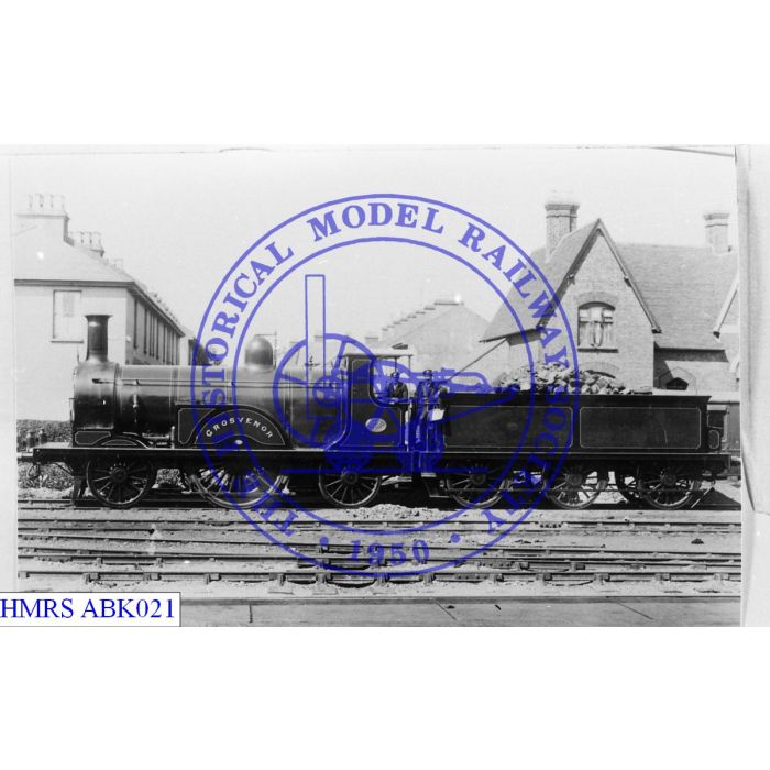 [ABK021] 2-2-2 LBSC G 326 Grosvenor [Stroudley] Littlehampton shed LHS ...